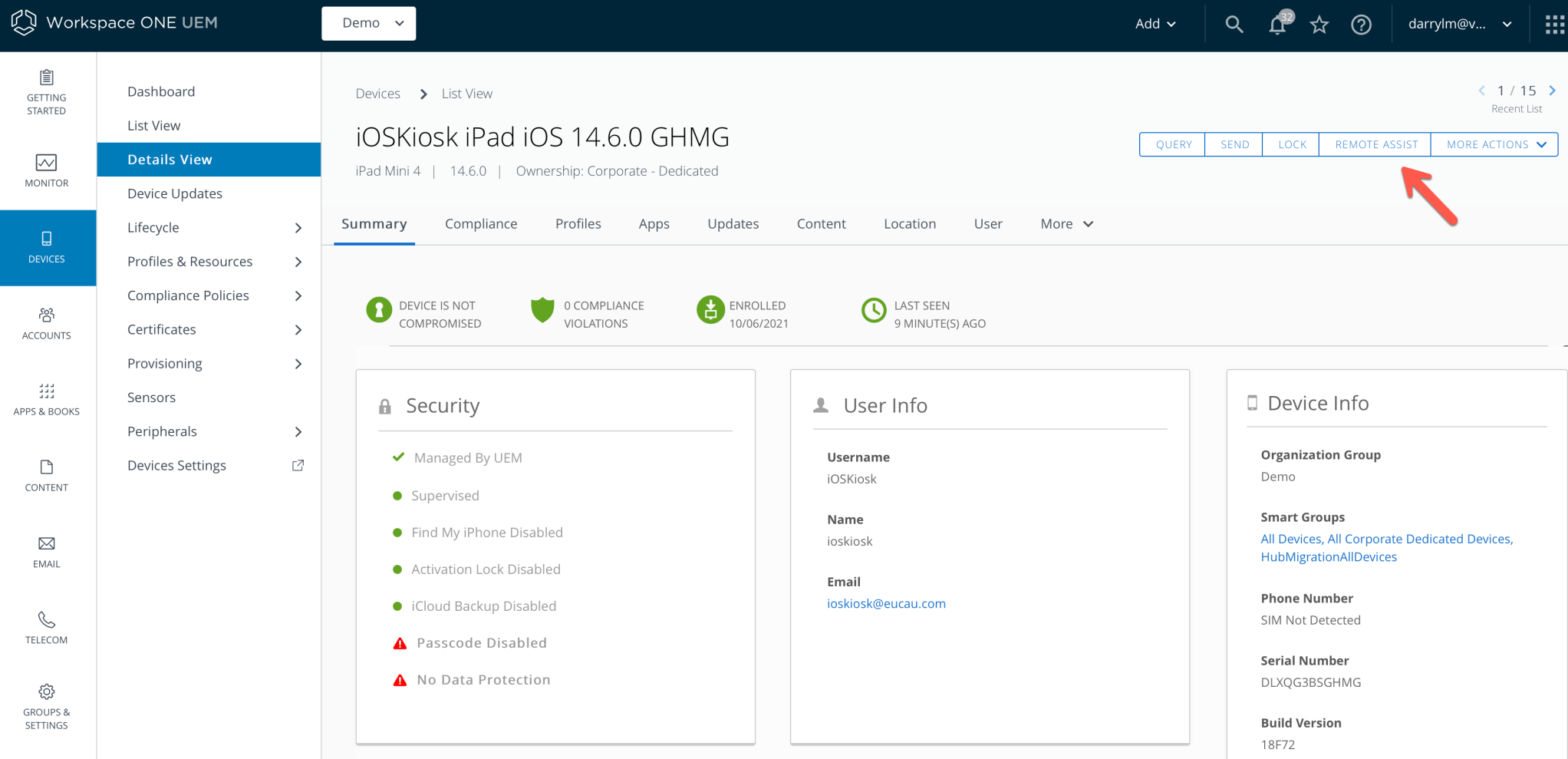 Setting up iPad’s for Field Workers using Workspace ONE – Many Miles Away