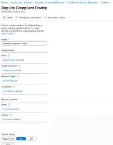 Integrating Workspace ONE and Entra ID (formally Azure AD) Conditional ...
