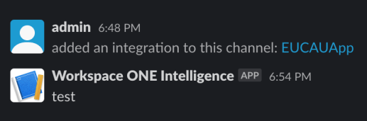 Integrating Workspace ONE Intelligence and Slack – Many Miles Away